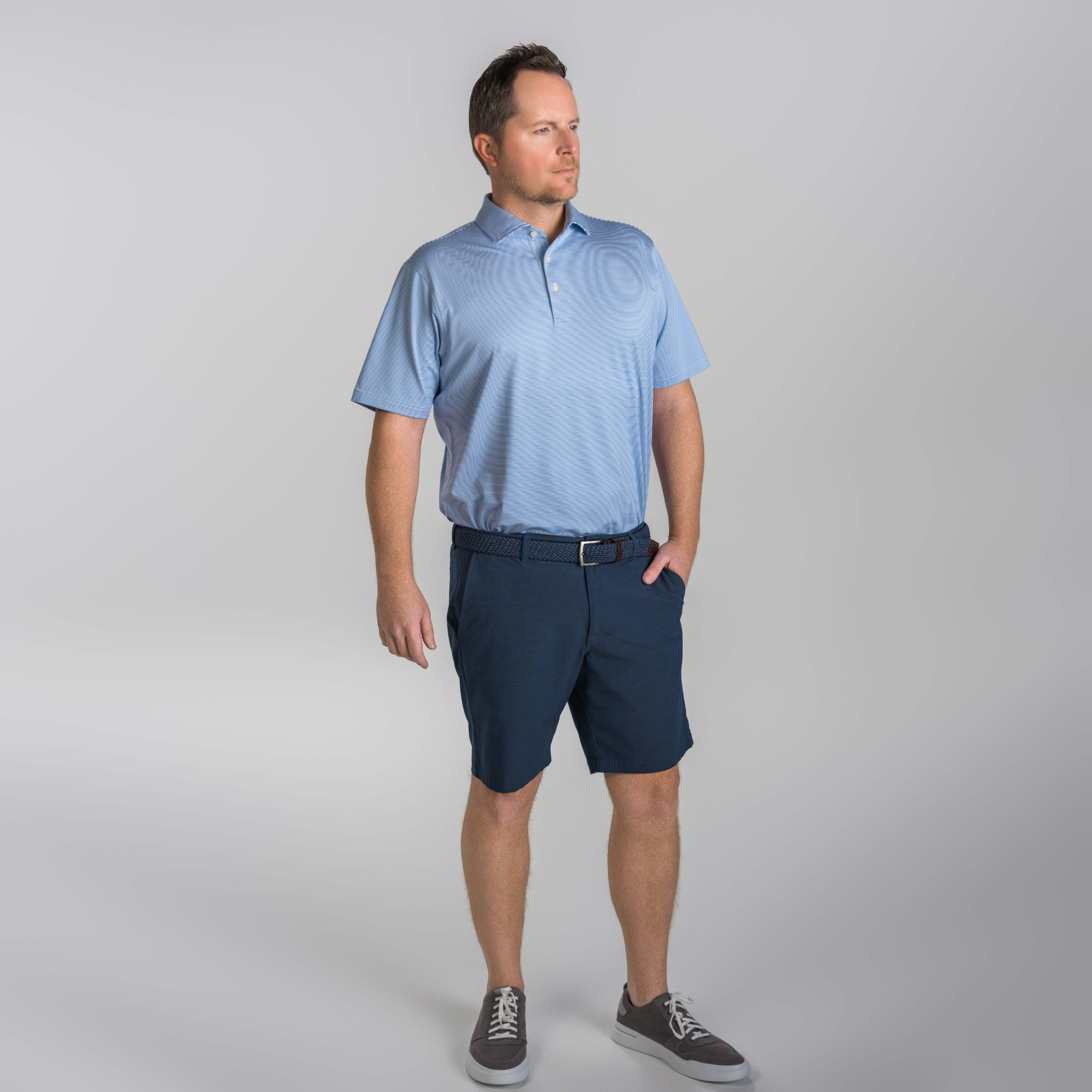 Pacific White Executive Polo – VINE AMERICAN